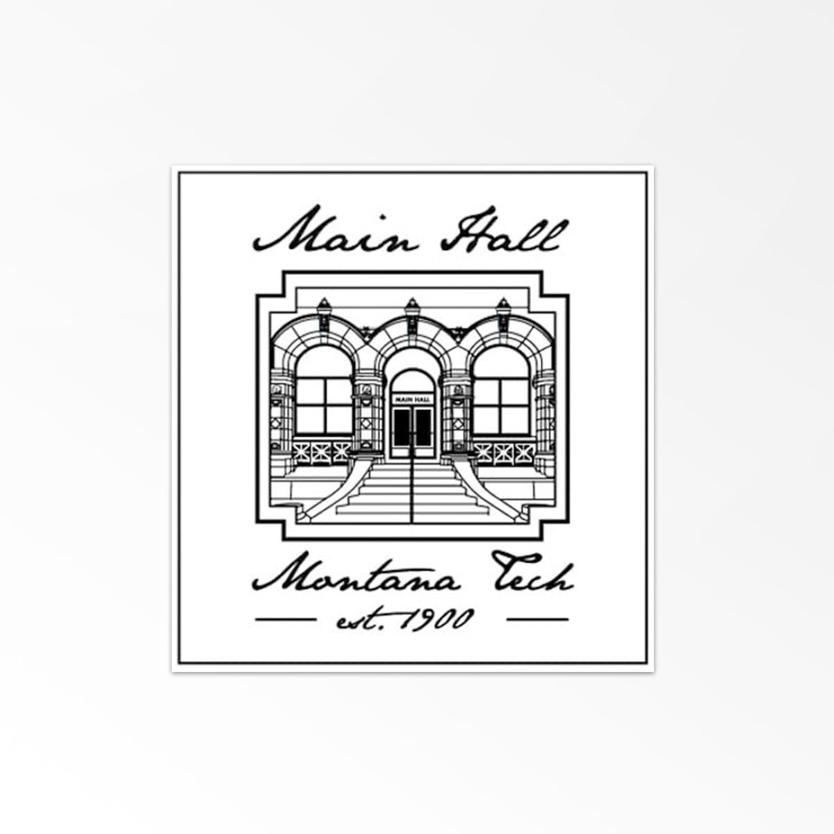 Main Hall Sticker | Dig City Supply LLC